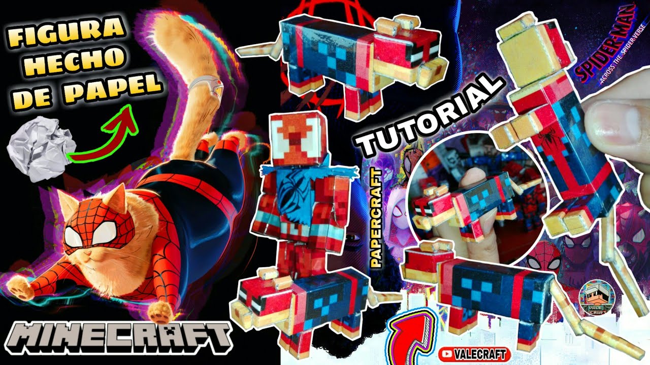 Como hacer a SPIDER-CAT DE SPIDER-MAN ACROSS THE SPIDER-VERSE figura de ...