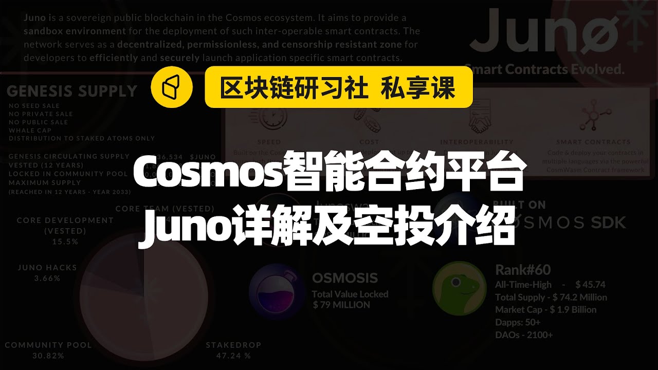 Cosmos 智能合约平台 Juno 详解及空投介绍 - YouTube