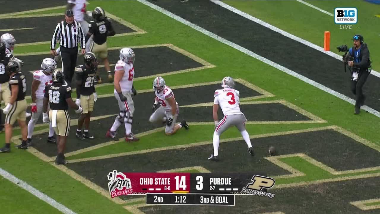 The Buckeyes Extend Their Lead vs. Purdue | Ohio State Football - YouTube