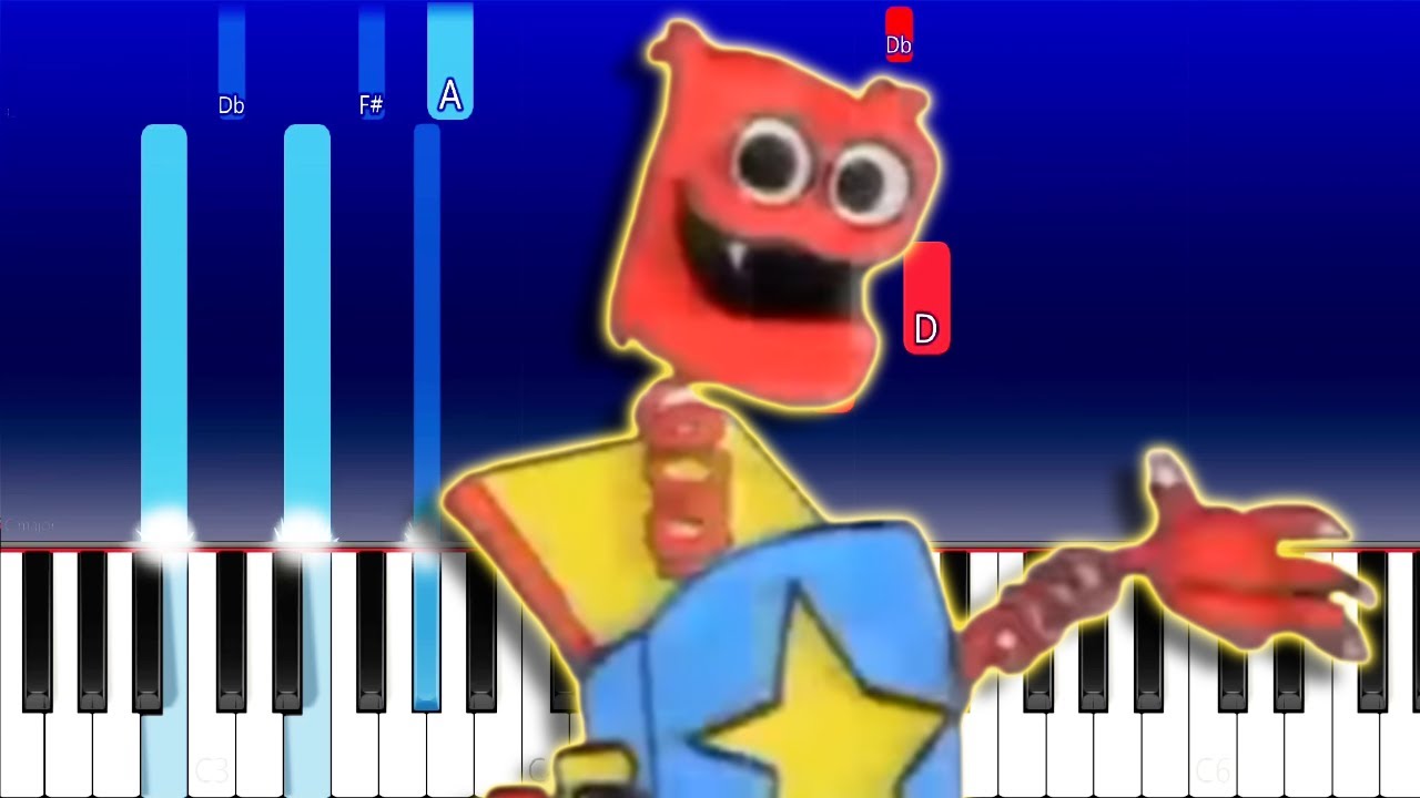 Project Playtime - Boxy Boo Fanmade VHS (Piano Tutorial) - YouTube