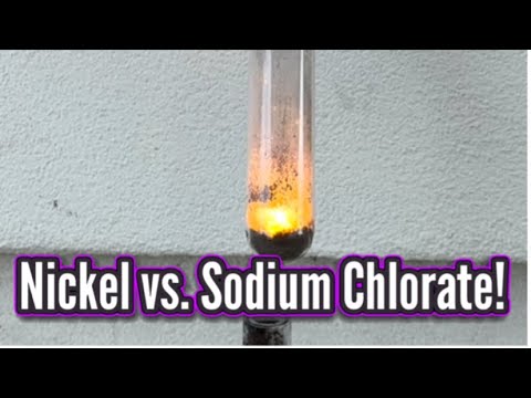 Nickel vs. Sodium Chlorate in RamZland!🔥 Ni+2NaCIO3→Ni(CIO3)2+2Na #STEM #Redox #RamZland #Experiment