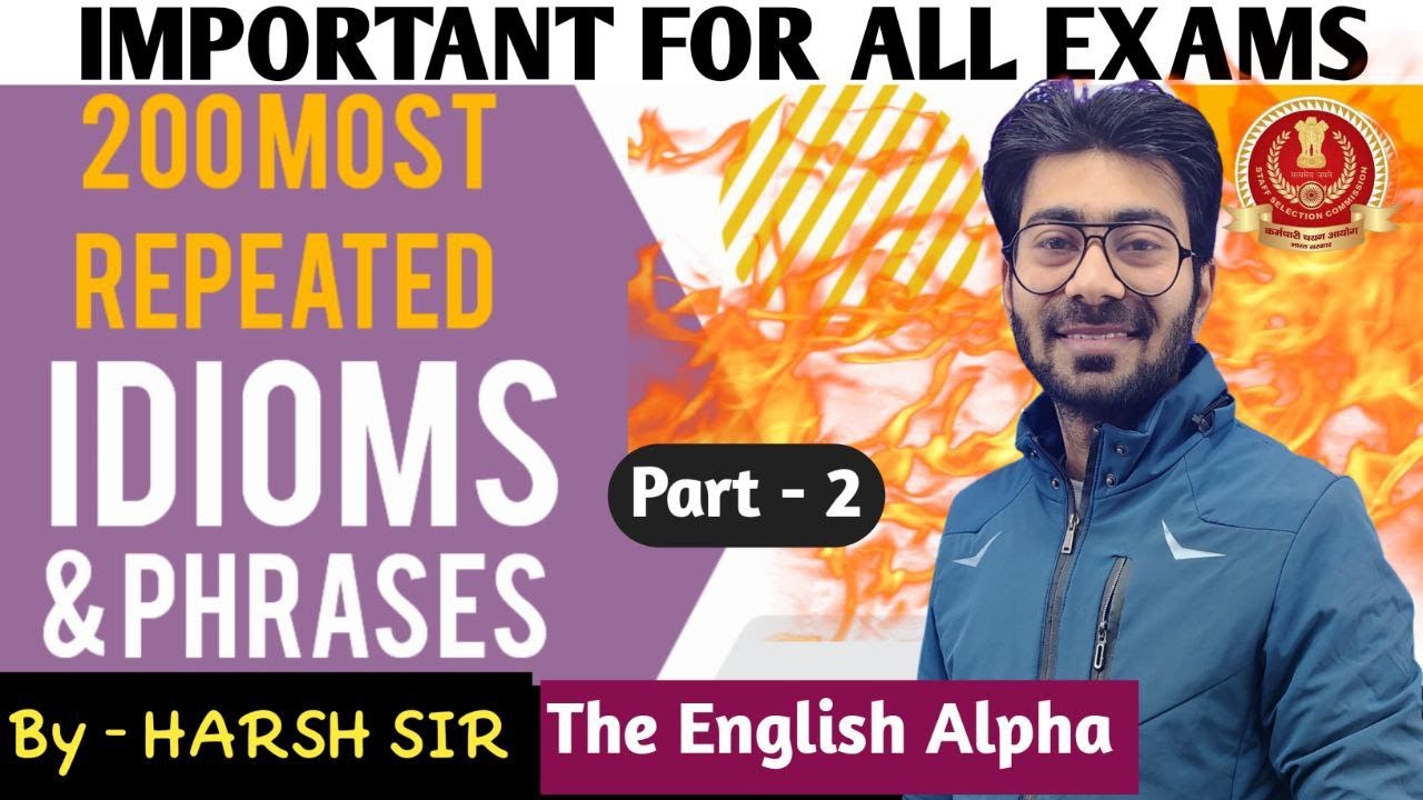 idiom & phrases | 200 most repeated | part -2 | @theEnglishAlpha - YouTube