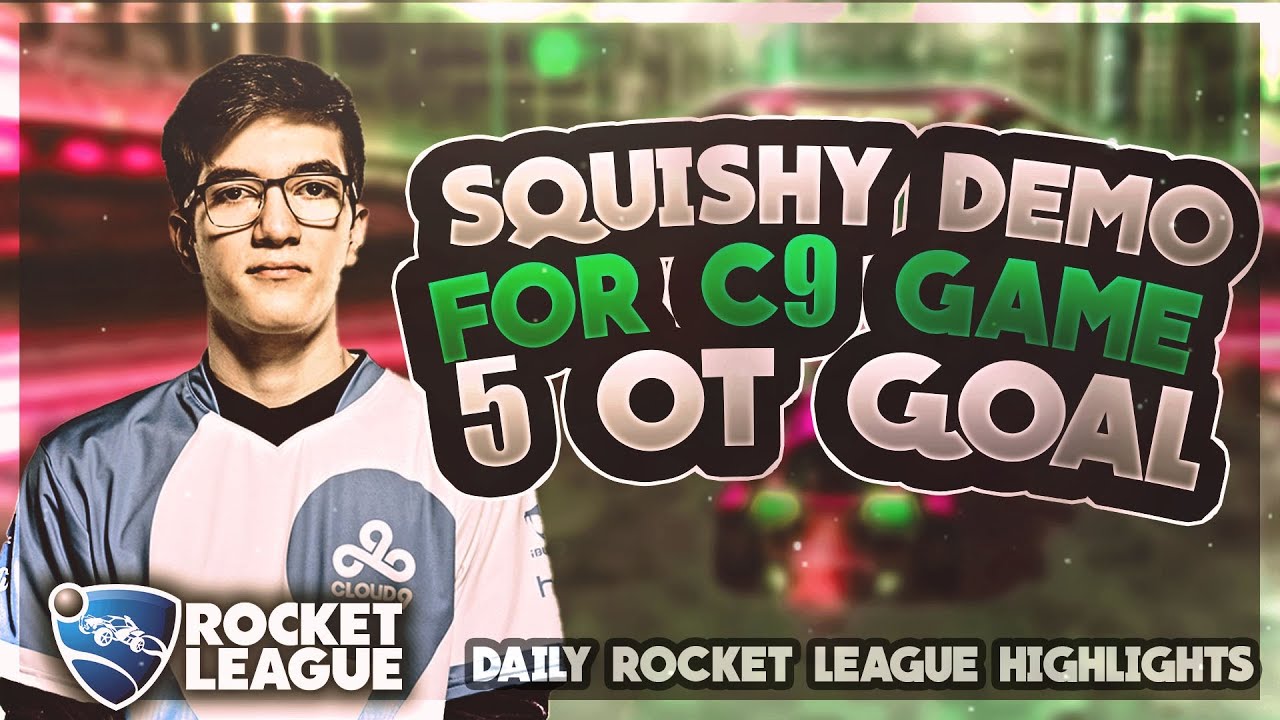 OMG Rocket League Plays: Squishy demo for C9 game 5 OT goal - YouTube