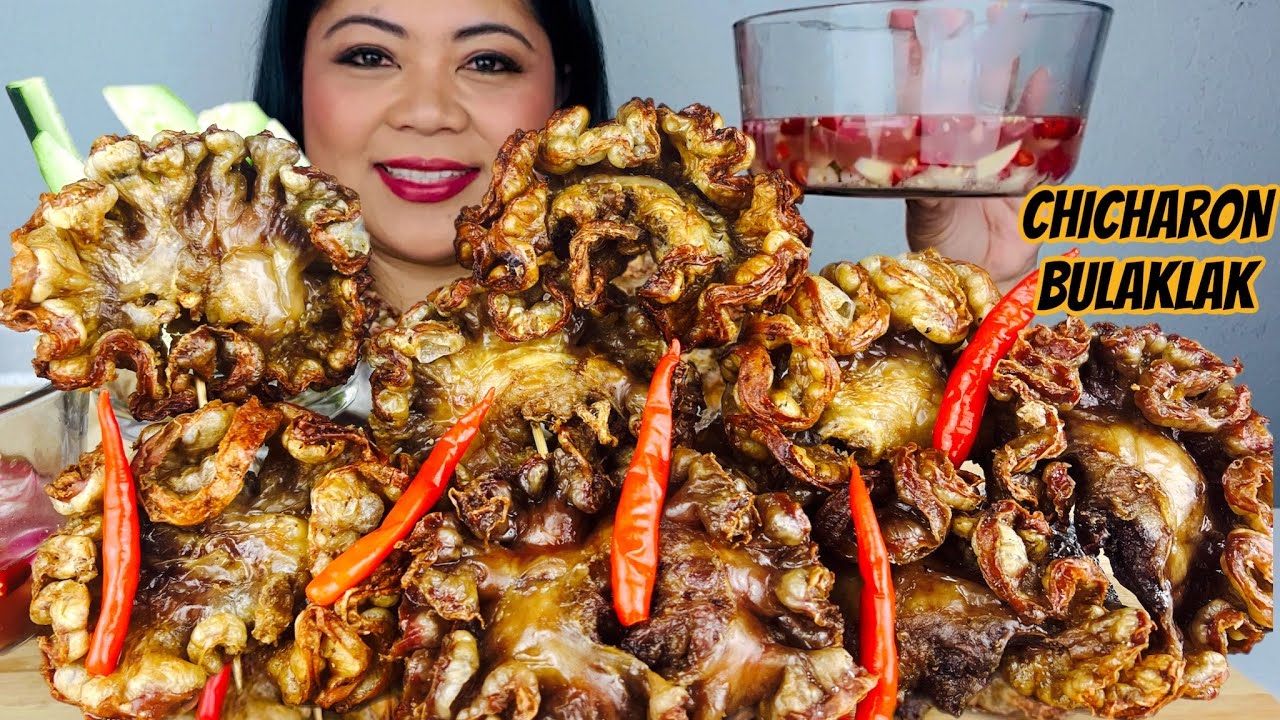 CRISPY CHICHARON BULAKLAK | PHILIPPINES MUKBANG | EATING SHOW | SPICY ...