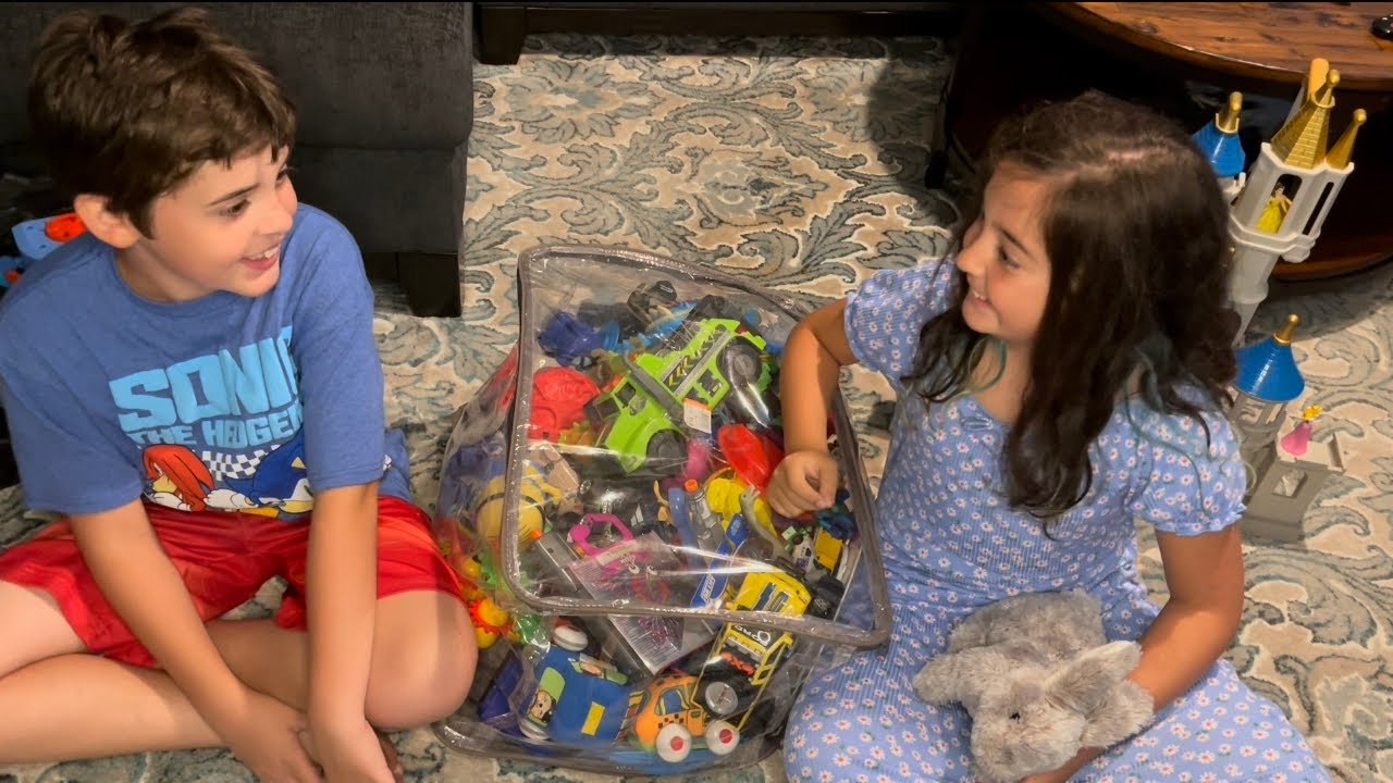 Did we SCORE big? We bought a giant sealed bag of toys at Goodwill-50% ...