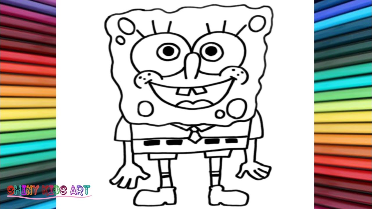 How to Draw SpongeBob: The EASY METHOD! - YouTube