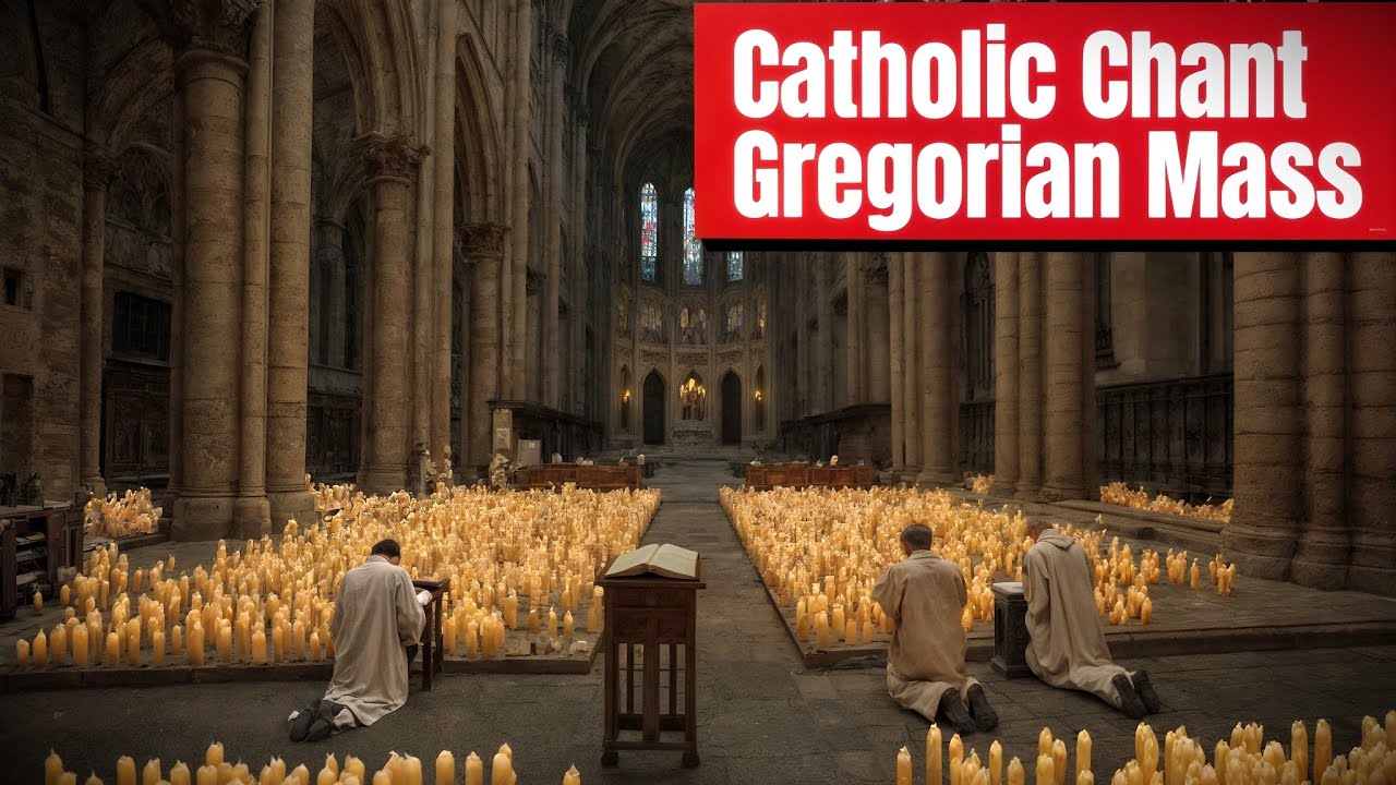 Medieval Monastic Mass | Gregorian Chant in Candlelight Silence - YouTube