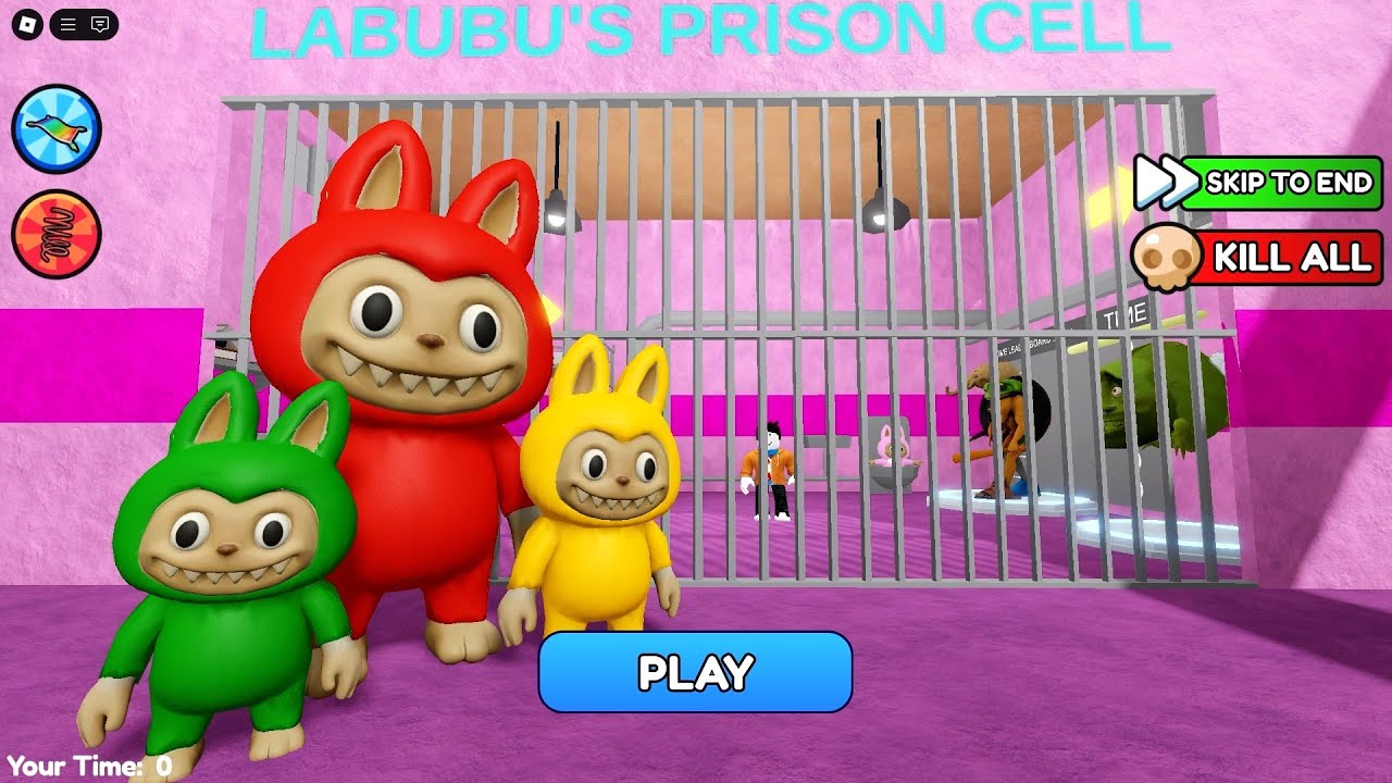 RED LABUBU PRISON RUN! (Obby) New Update - Roblox Walkthrough FULL GAME ...