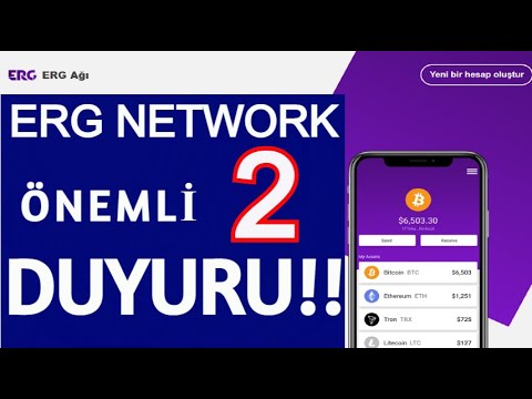 ERG NETWORK!! BİLGİLENDİRME!! 2  AİRDROP 2021