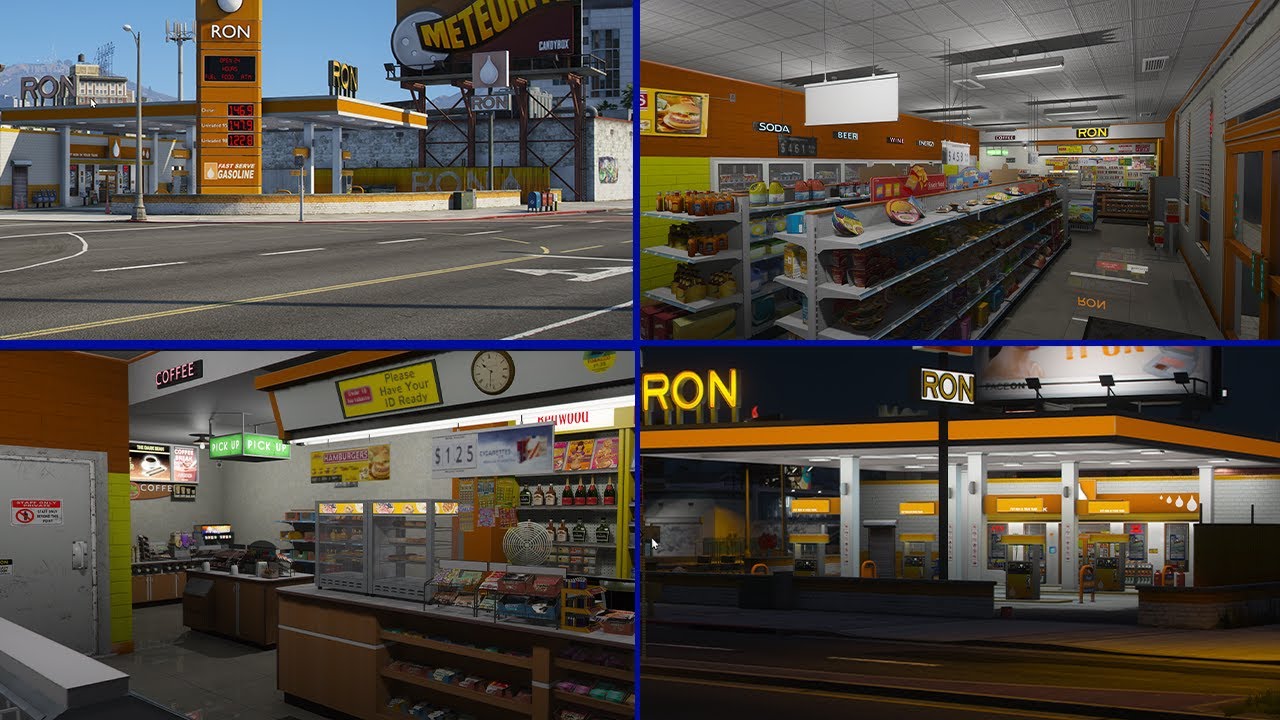 [MLO] Ron Gas Station Davis GTA V | FIVEM - YouTube