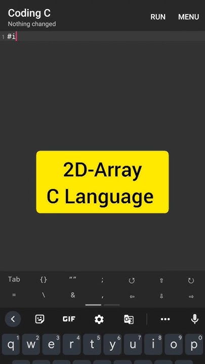 2D Array In C Language | C Language | Jadav Sir - YouTube