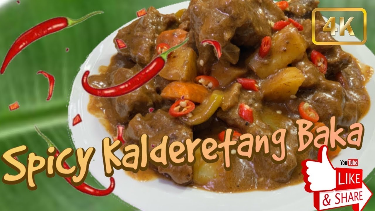 Spicy Kalderetang Baka - YouTube