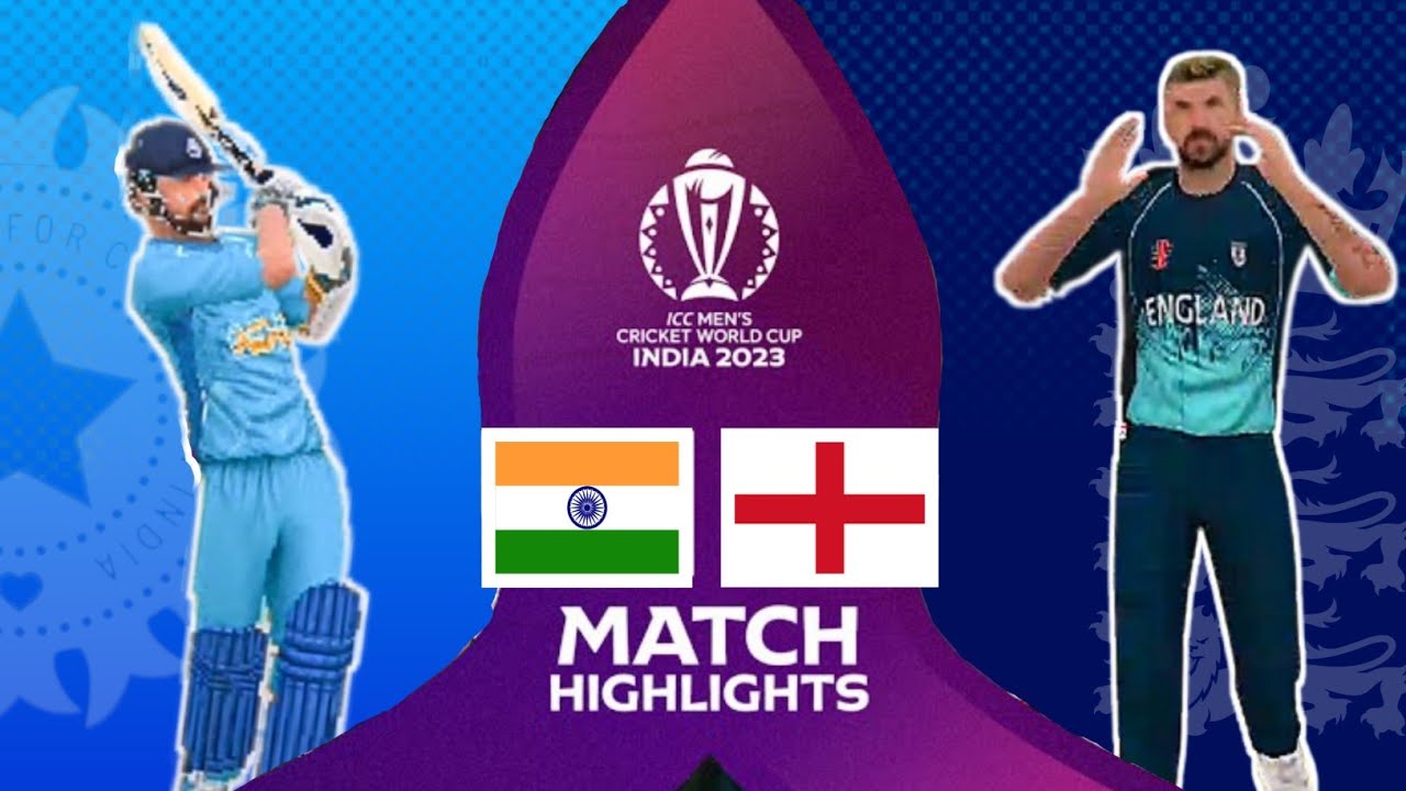 𝗛𝗜𝗚𝗛𝗟𝗜𝗚𝗛𝗧𝗦 - 𝗜𝗡𝗗 𝘃𝘀 𝗘𝗡𝗚 | 𝗠𝗮𝘁𝗰𝗵 6 | 𝗖𝗪𝗖 2023 | 𝗟𝘂𝗰𝗸𝗻𝗼𝘄 | 29 𝗢𝗰𝘁 || 𝗥𝗲𝗮𝗹 ...