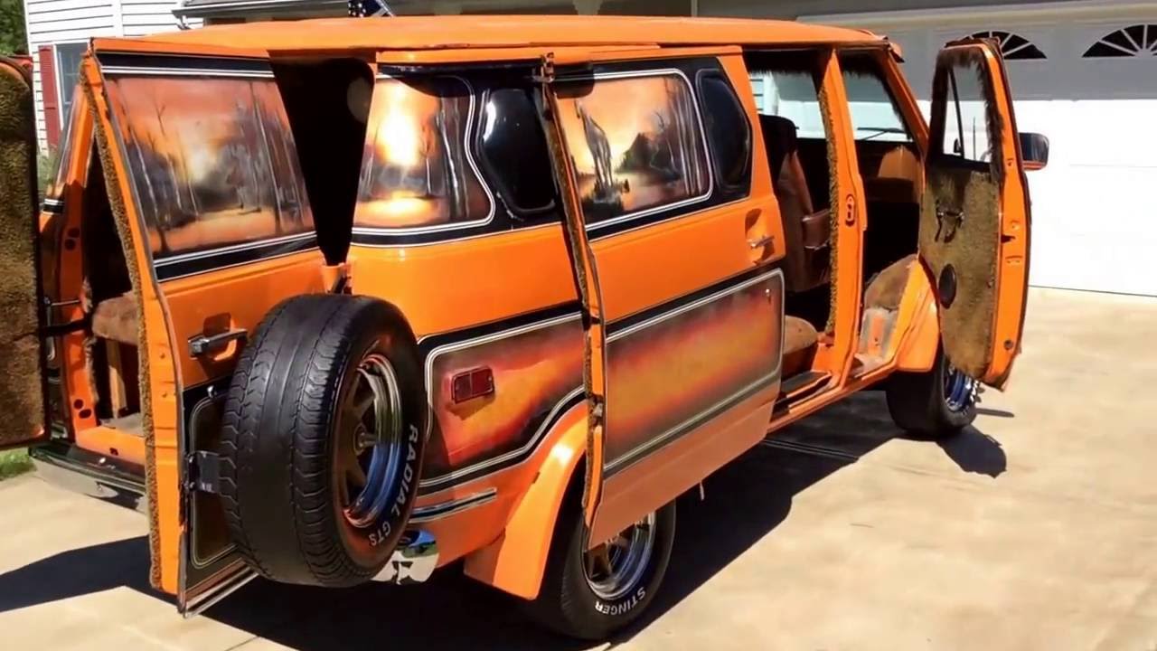 1976 GMC Woodsman Conversion Van - YouTube