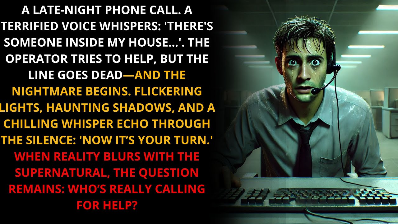 HE ANSWERED A TERRIFYING CALL AT MIDNIGHT... AND REGRETTED IT FOREVER ...