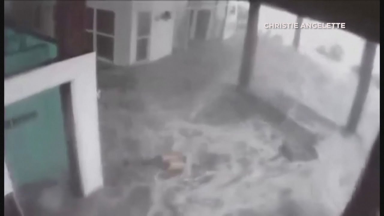 Hurricane Ida Flooding Home In Grand Isle Louisiana Raw Video Youtube