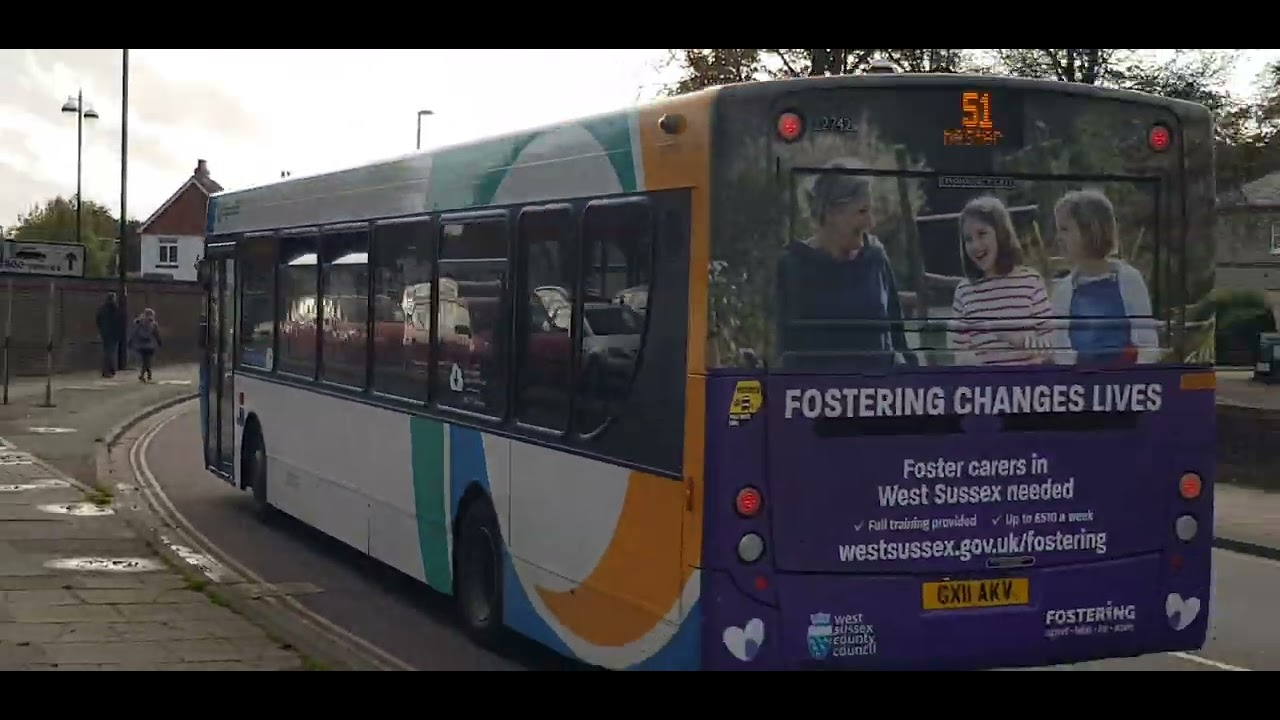 Here is the new livery stagecoach bus 27742 on the number 51 in ...