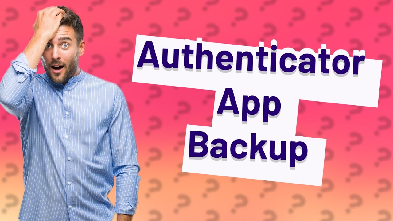 How to backup authenticator app? - YouTube