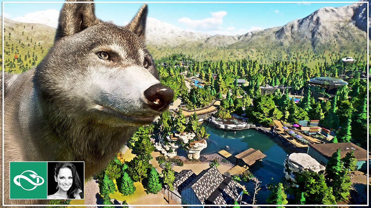 Amazing Timber Wolf Wildlife Sanctuary in Planet Zoo - YouTube
