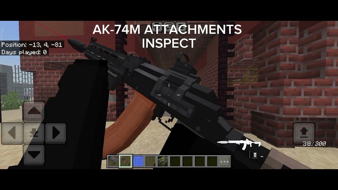 AK-74M SHOWCASE MINECRAFT - YouTube