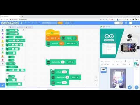 Arduino Programming as easy as just dragging some Scratch blocks with CodeSkool (1 Min Intro ...