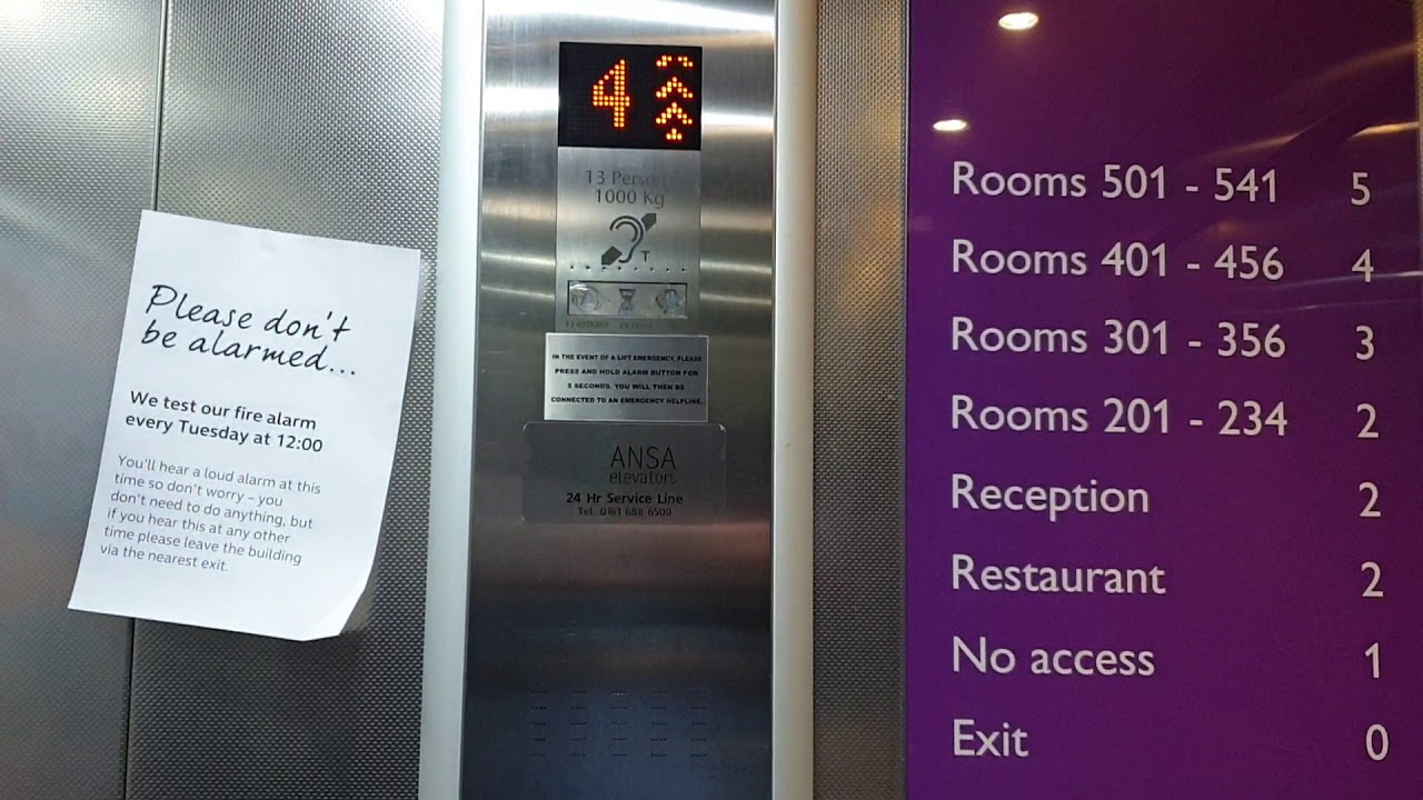 2012 Kone Monospace Lift @ Premier inn in Liverpool - YouTube
