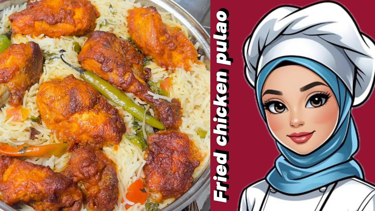Fried chicken pulao recipe | Zayka with Zahra | easy chicken meal 🥘 ...