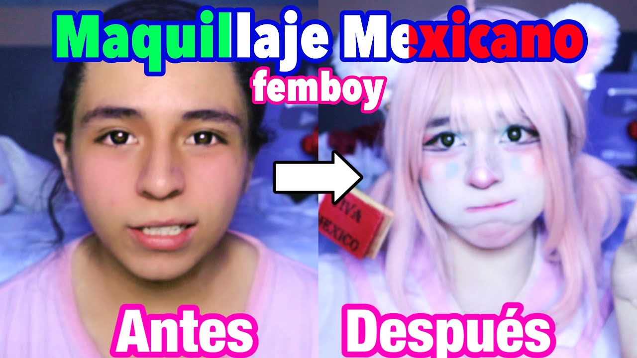 TRANSCOREANA PATRIOTICA MEXICANA 😘 | Makeup Trapito - Femboy Cosplay「Sora-Chan - YouTube