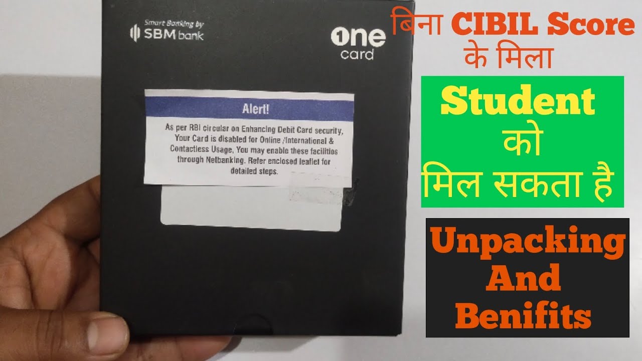 One Card Credit card unboxing video | Benifits And Charges | Pre ...