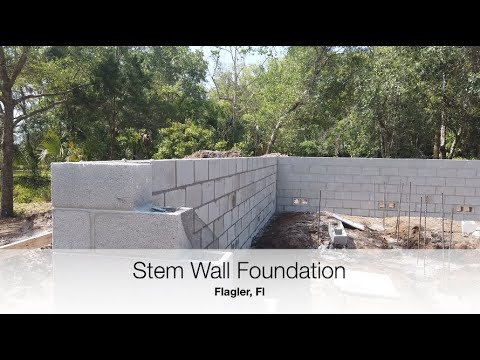 Stem Wall Foundation - YouTube