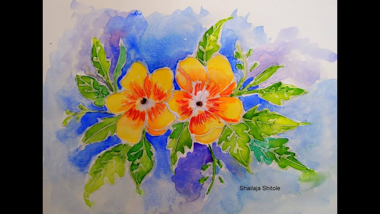 Fevicol Water Color Art:: Fun with Fevicol:: Simple Painting Using ...