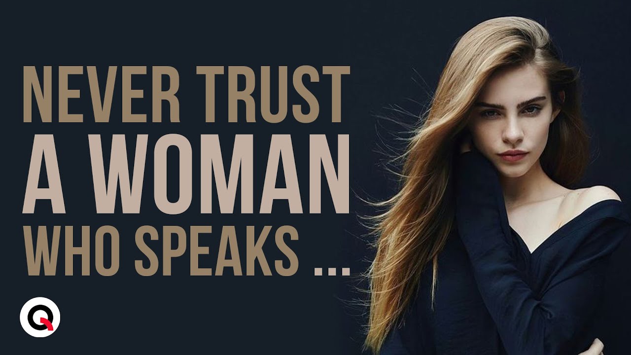 Never trust a woman who speaks... | #quotes #lifequotes # ...