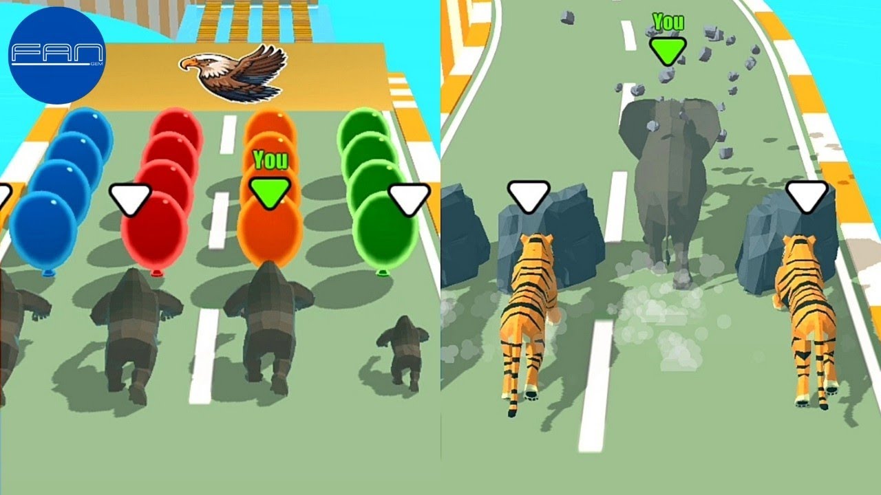 Animal Run Evolve - Animal Racing - YouTube