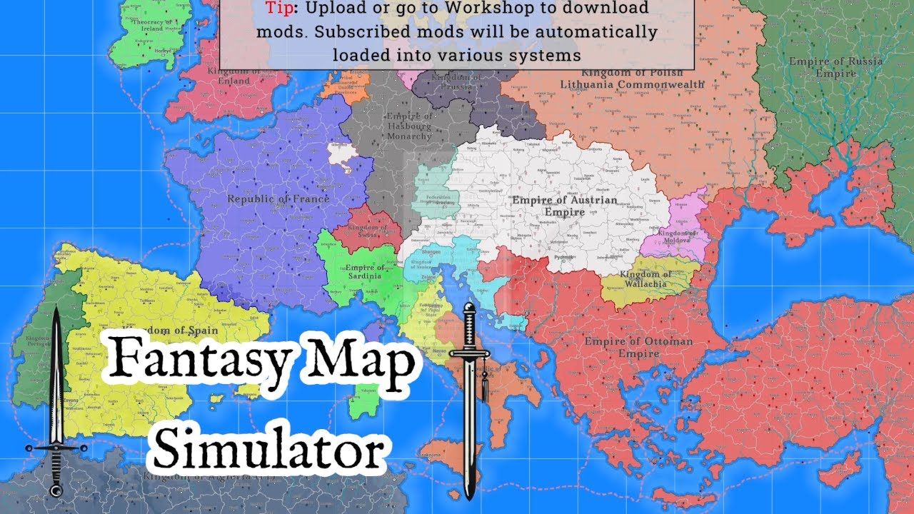Victorian Era 500 Year Timelapse in Fantasy Map Simulator! - YouTube