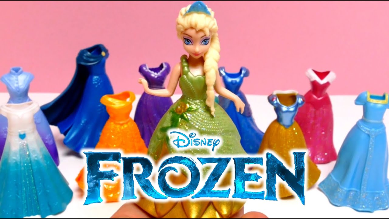 FROZEN Elsa - MagiClip Collection - Fashion Show - YouTube