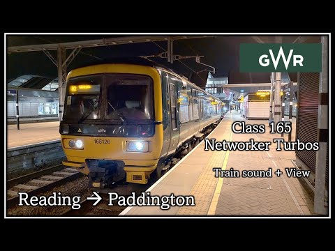 [Train Sound] GWR | Class 165 | Reading London Paddington (Full Section ...