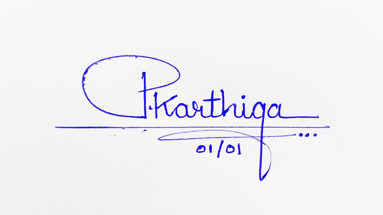 Signature design #signature | Unique signature idea | stylish signature ...