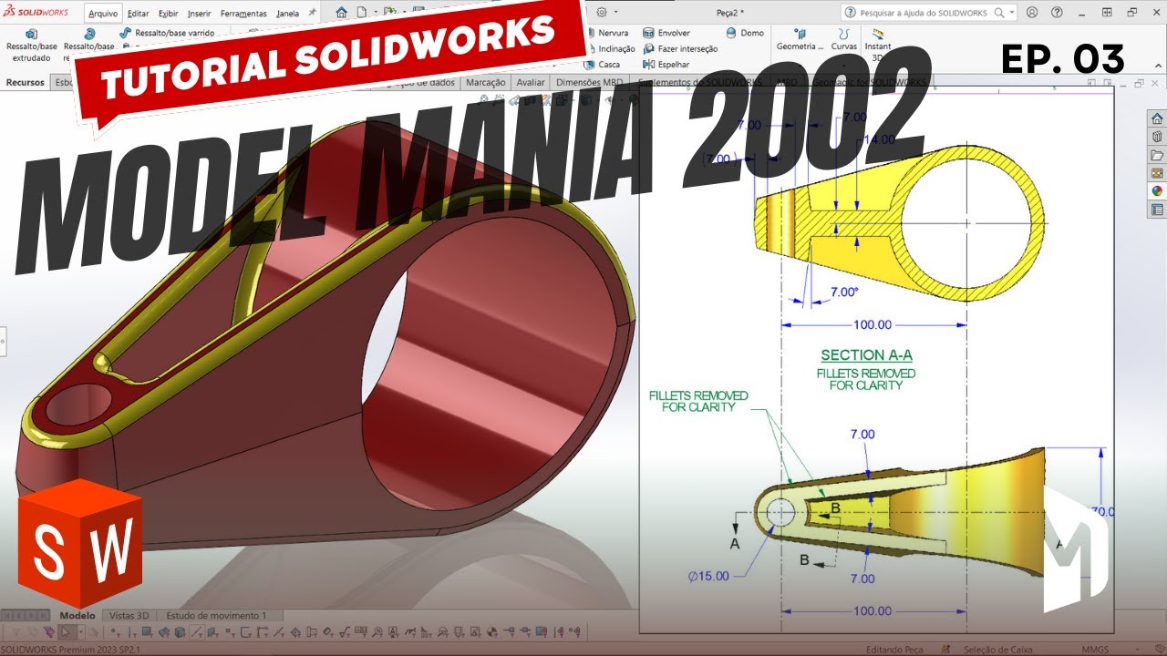 TUTORIAL SOLIDWORKS 2024 - MODEL MANIA 2002 - YouTube