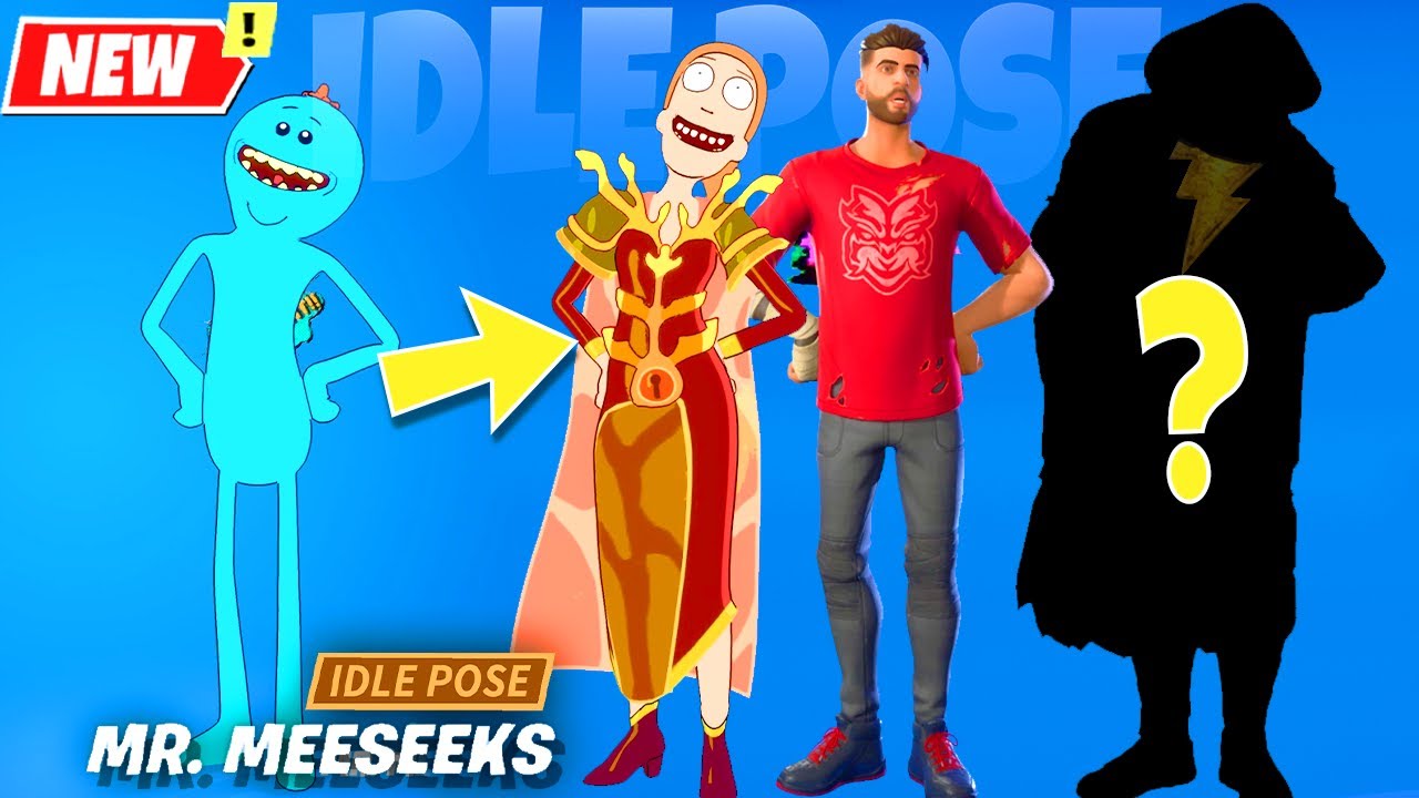 What If QUEEN SUMMER or BLACK ADAM uses MR. MEESEEKS Idle Pose in ...