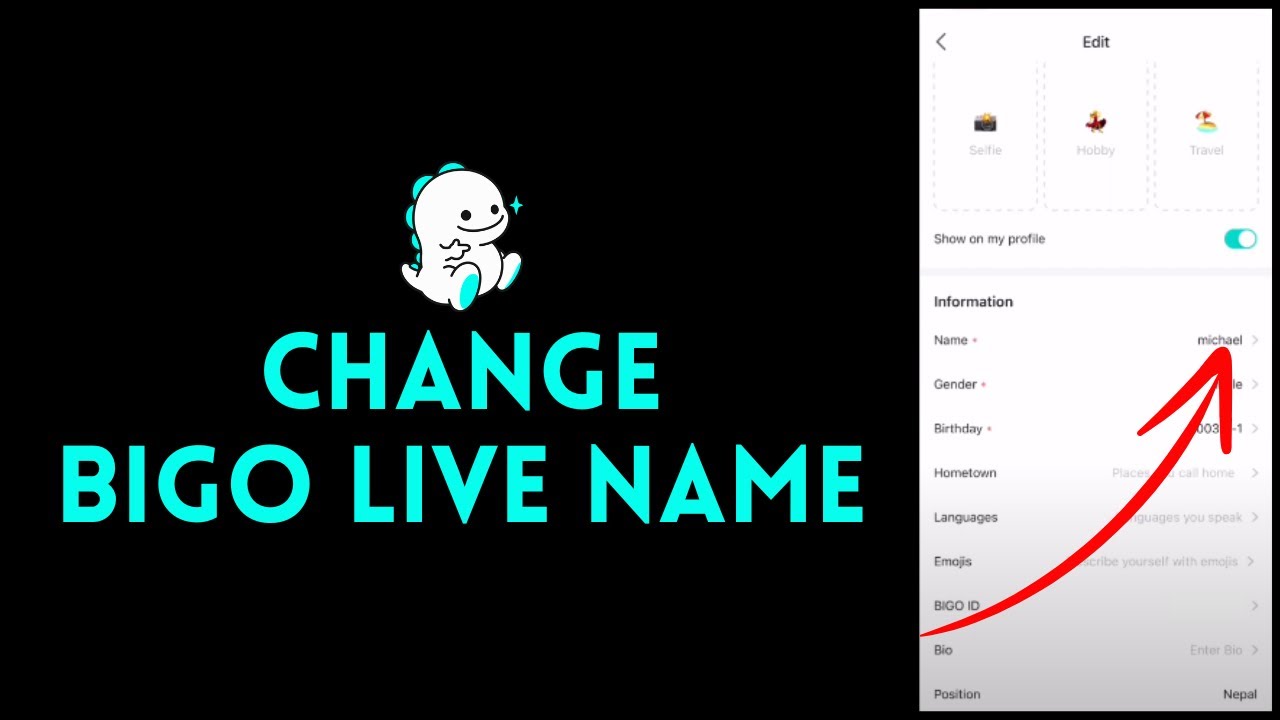 How to Change Bigo Live Name (2024) | Change Name on Bigo Live - YouTube
