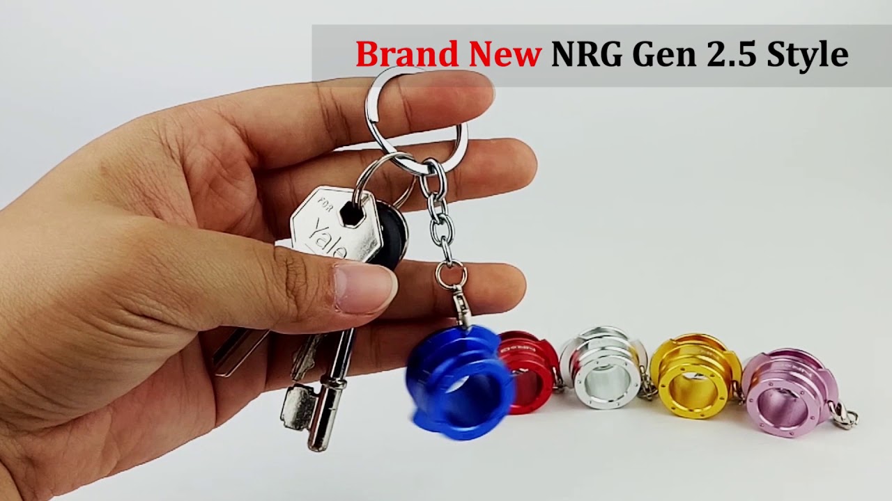 NRG Quick Release Stylish Keychain - YouTube