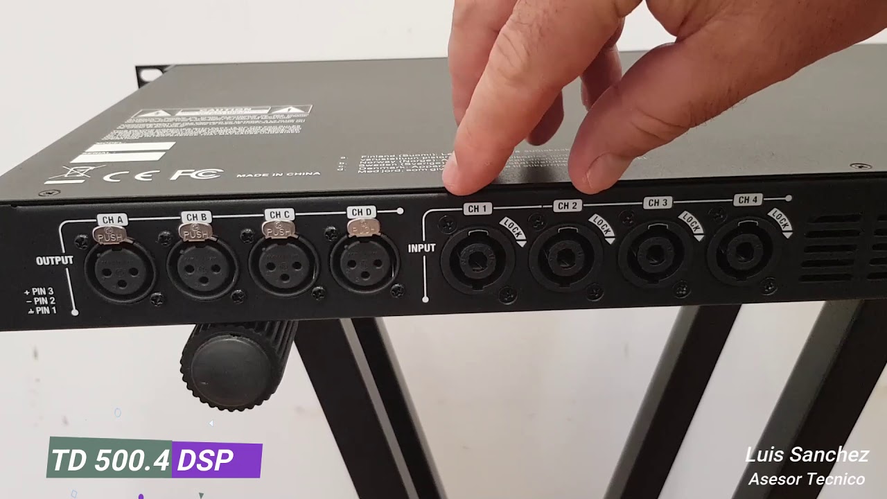 Amplificador de Poder TD500 4 de Topp Pro - YouTube