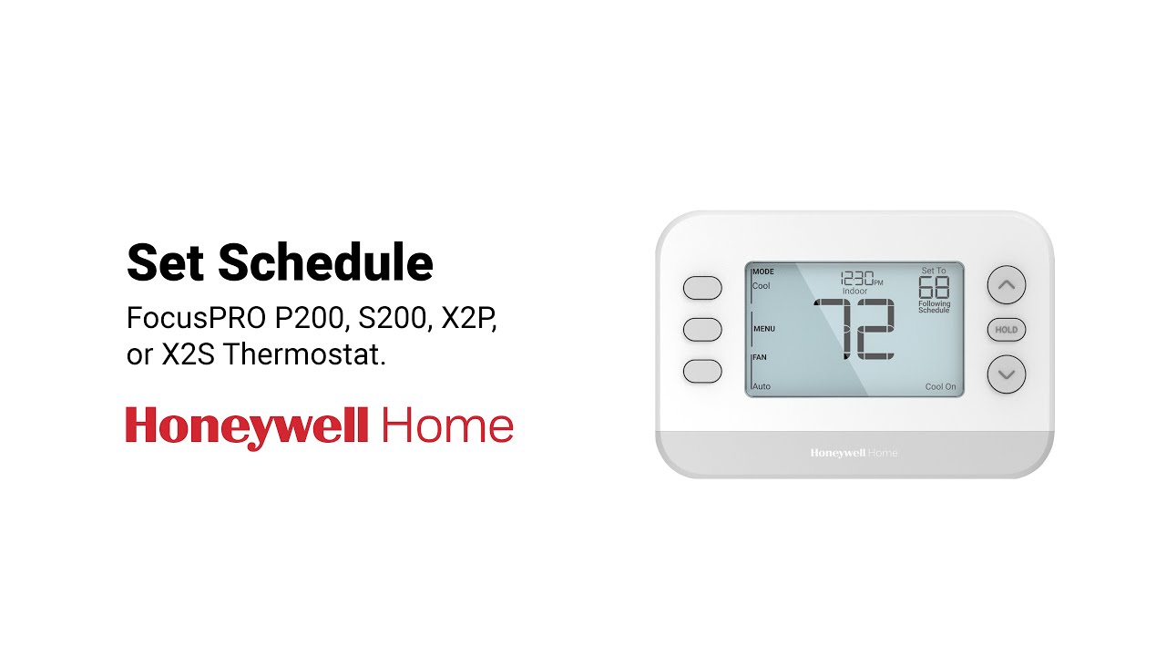 How to Set the Schedule on the FocusPRO P200, S200, X2P, or X2S ...