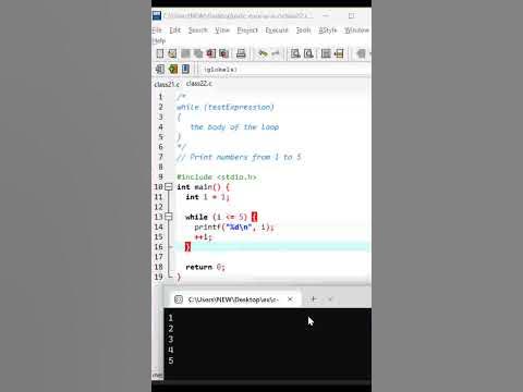 Class 19 | While Loop in C Language | #cprogramming #cprogrammingvideo #whileloop #whileloopinc ...