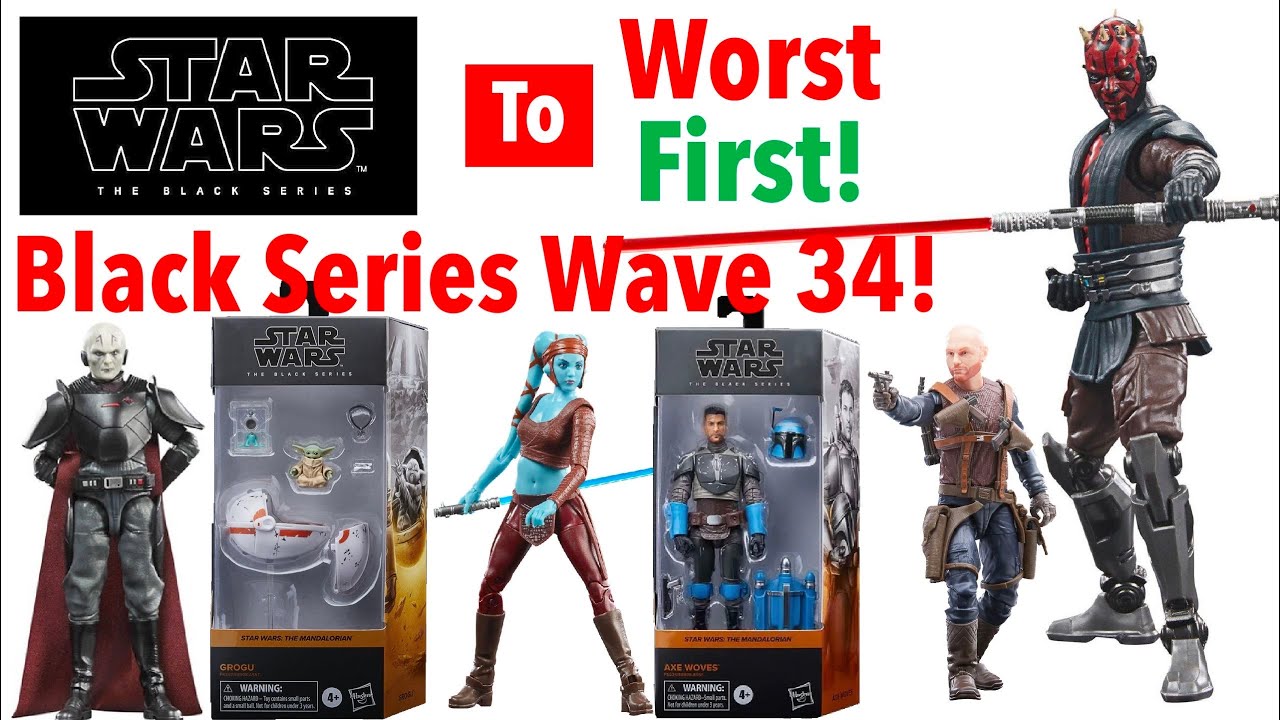 Worst To First- Black Series Wave 34! (Clone Wars Maul, Aayla Secura ...