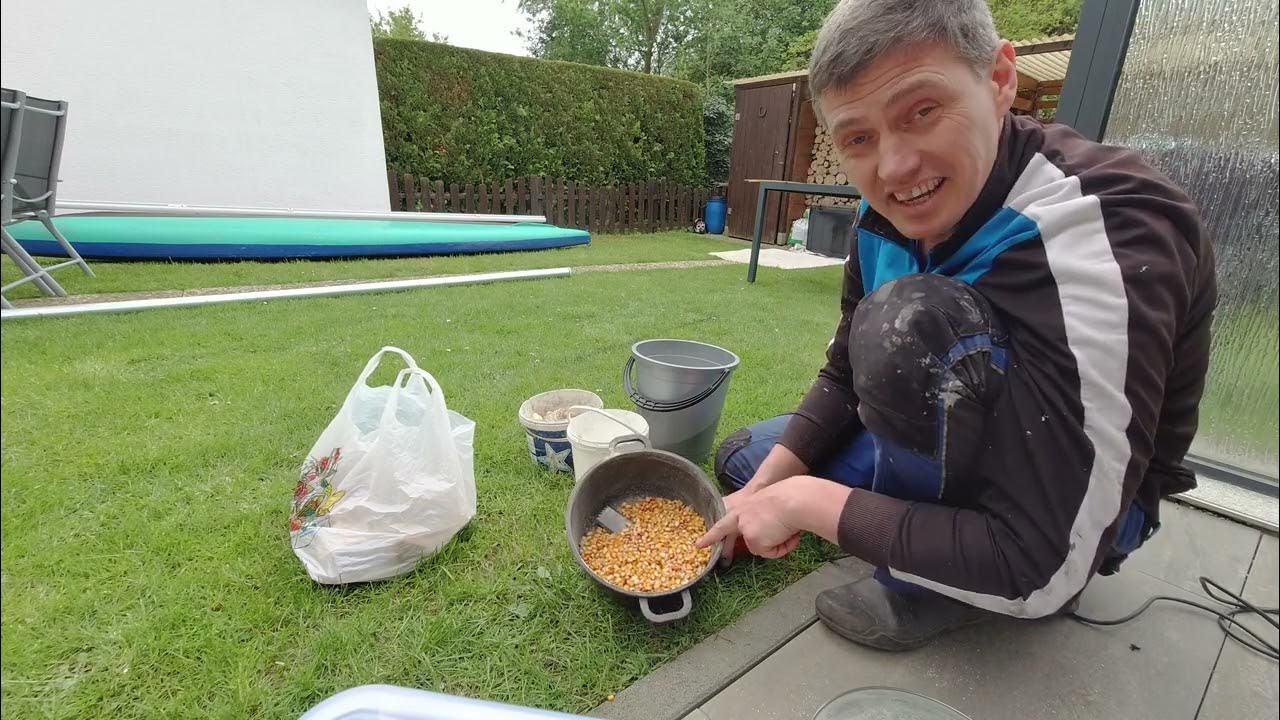 Дробилка миксер для прикормки подкормки рыбы своими руками - YouTube