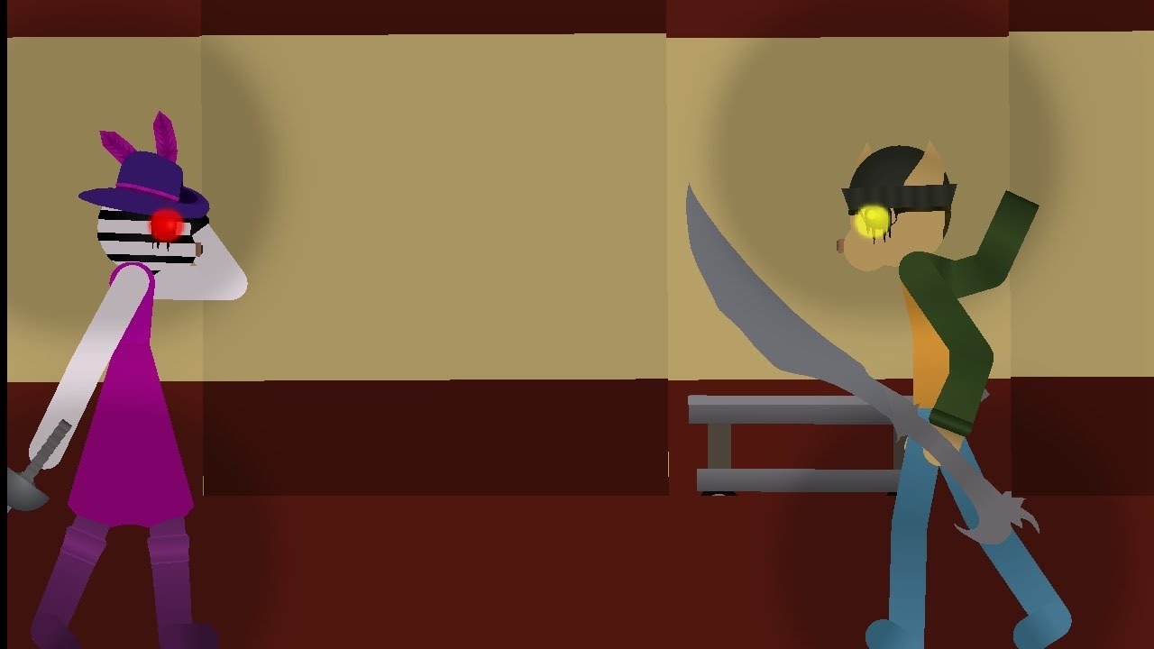 zizzy vs pony stick nodes pro piggy Roblox animation) - YouTube