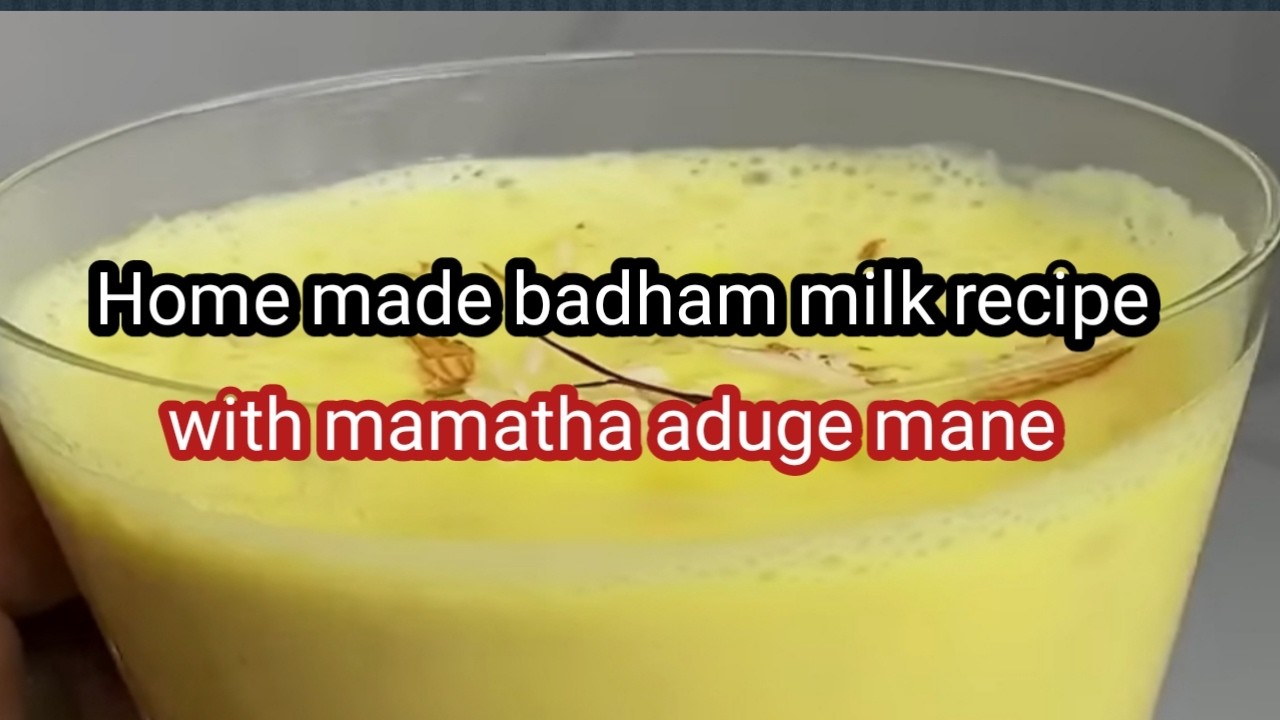 Homemade Badam Milk | Authentic Badam Milk Recipe | Almond Milk Mix at ...
