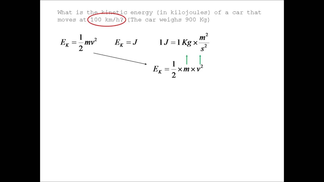 Chapter 5 - Thermochemistry - Kinetic Energy Problem I - YouTube