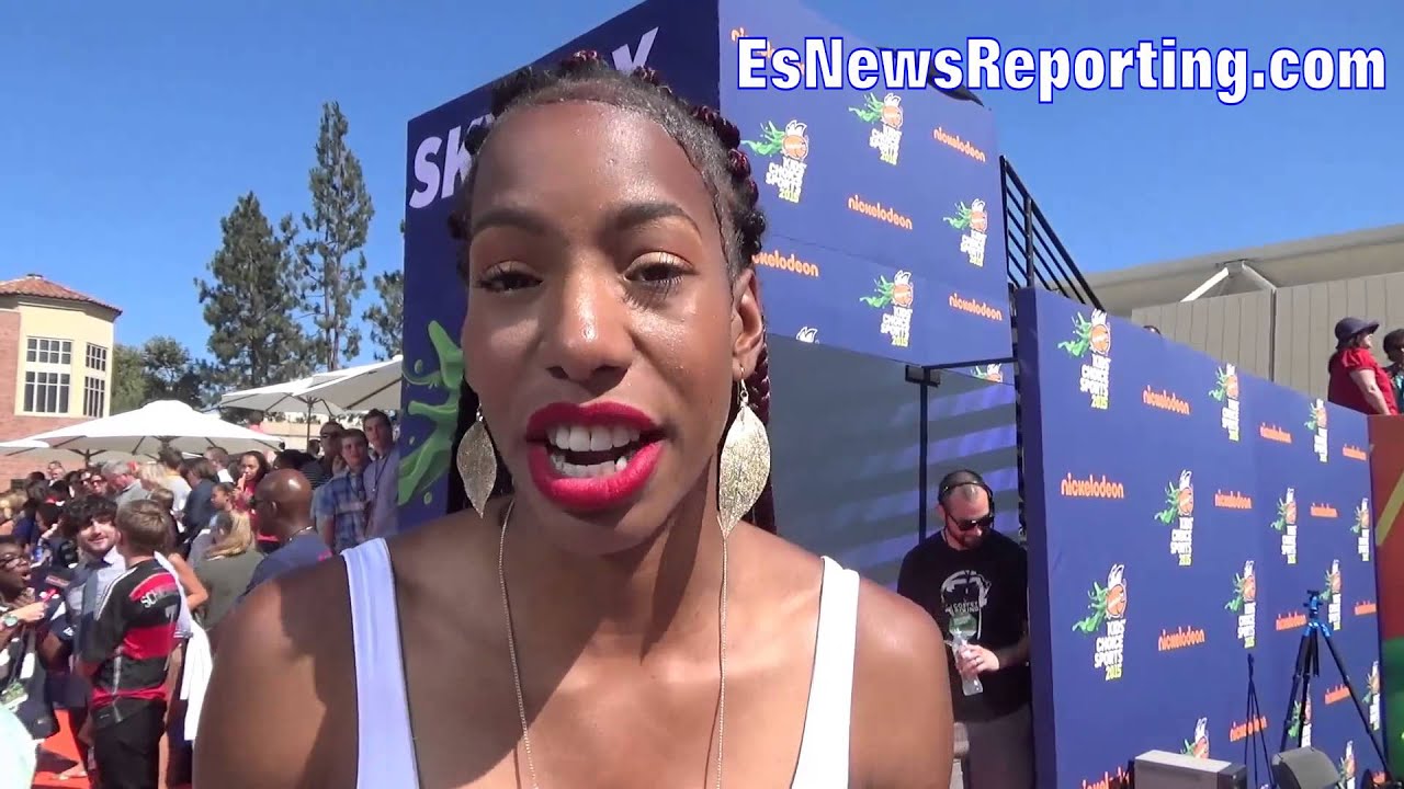 Olympic Winner Brigetta Barrett Talks To EsNews - YouTube
